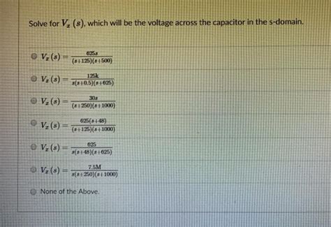 Solved Consider The Circuit Shown Below Assume Zero Initial Chegg