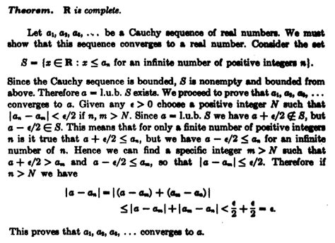 Solved Theorem R Is Complete Let A1 A2 A2 Dots Be A Cauchy