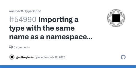 Importing A Type With The Same Name As A Namespace Import Ideally