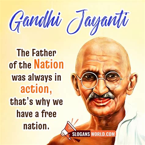 Gandhi Jayanti Slogans To Honour The Father Of Nation Slogans World