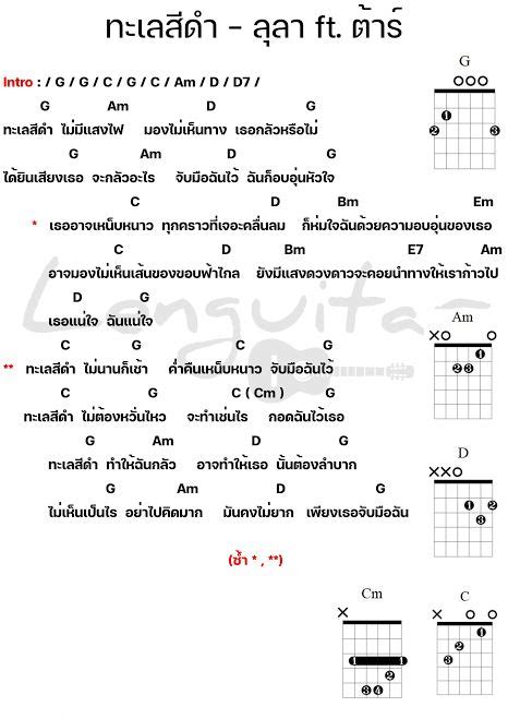 ปักพินโดย Tui Natthapol Thuadsin ใน คอร์ดกีต้าร์ ในปี 2025 เนื้อเพลง หนังสือเพลง เพลงกีตาร์