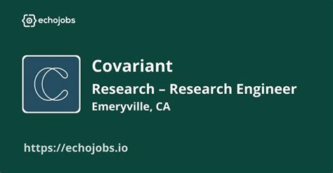 Covariant Is Hiring Research Research Engineer Emeryville Ca [tensorflow Machine Learning