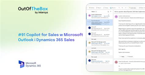 Dynamicsblog Copilot For Sales W Microsoft Outlook I Dynamics 365 Sales