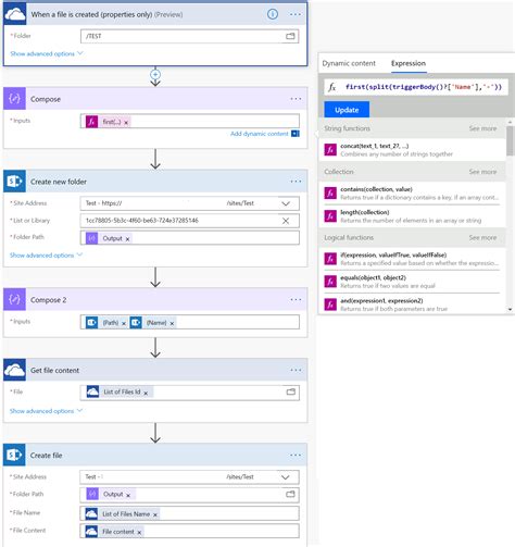 solved flow when folder and file create on onedrive recre power