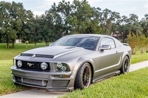 Matte Grey Mustang