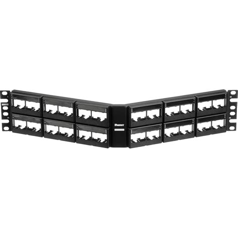 Panduit MINI COM Angled Modular Faceplate Patch Panels Patch Panel U Ports