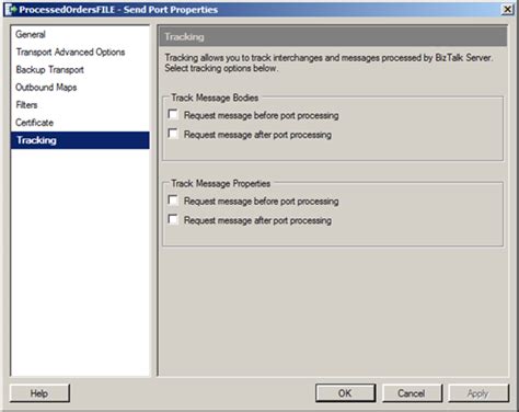Enable Biztalk Trackingthe Message Was Not Found In The Message Box Or