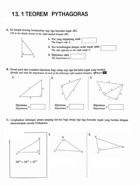 Teorem Pythagoras Draft Pdf