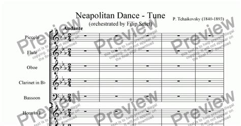 Neapolitan Dance-Tune - Download Sheet Music PDF file