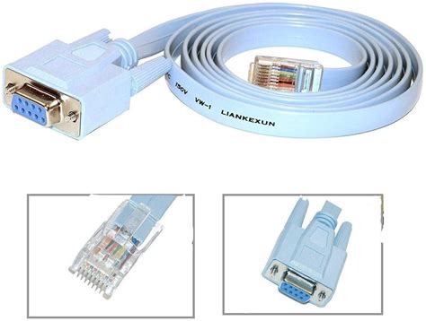 9 Pin Db9 Serial Rs232 To Rj45 Cat5 Ethernet Console Cable At ₹ 170