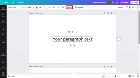 How Do You Fill A Text Box In Canva