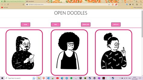 GitHub PrethamMuthappa OpenDoodles A Webpage Made Using Tailwindcss And Images Taken From