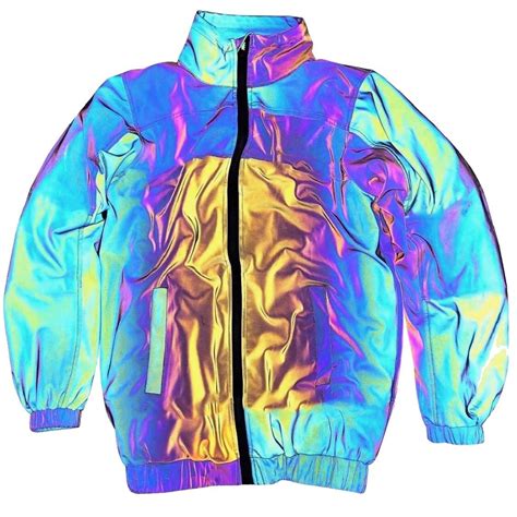 Reflective Holographic Jacket At Pearlie Ruiz Blog