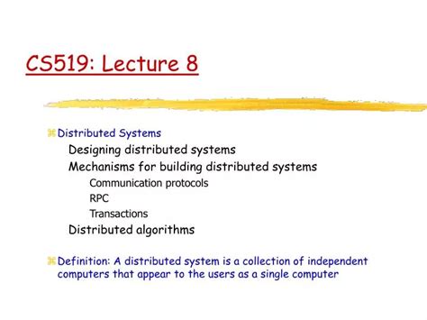 Ppt Cs519 Lecture 8 Powerpoint Presentation Free Download Id6569027