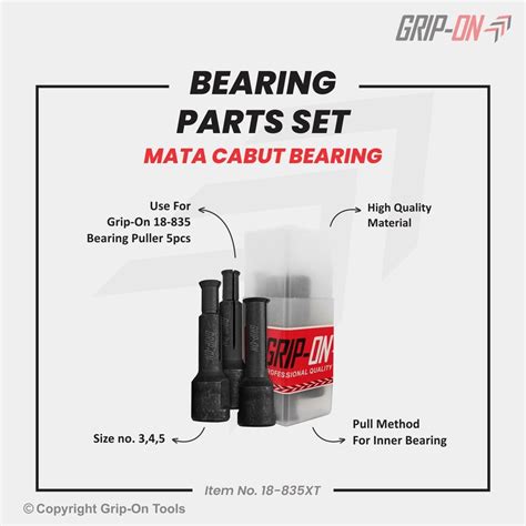Jual Grip On Mata Bearing Spare Parts Treker Bearing Disassembler