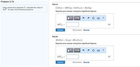Solved Using Values From Appendix C Calculate The Value Of