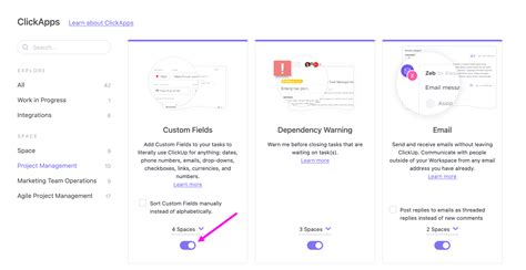 Clickapps Übersicht Clickup Help