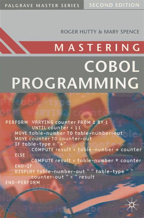 Mastering Cobol Programming Bloomsbury Master Series Roger Hutty Red