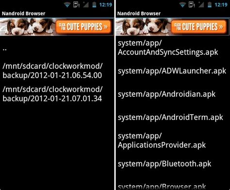 Nandroid Apk