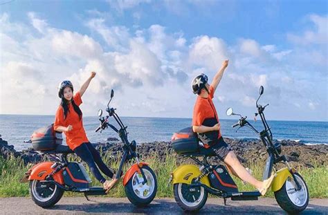 제주 우도 전기차 스쿠터 대여 하우목동항