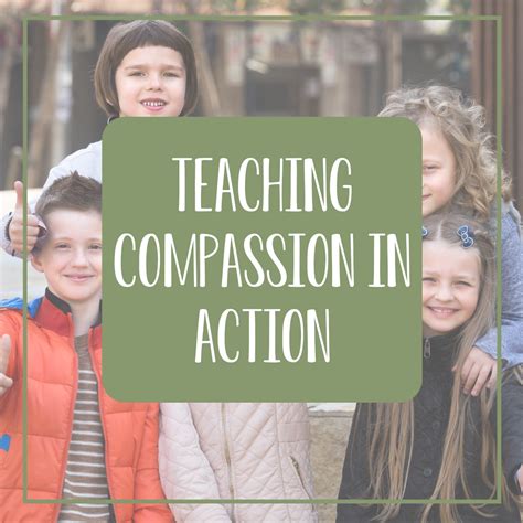 Compassion In Action Service Projects For Teaching Compassion
