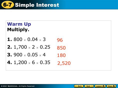 Warm Up Problem Of The Day Lesson Presentation Lesson Quizzes Ppt