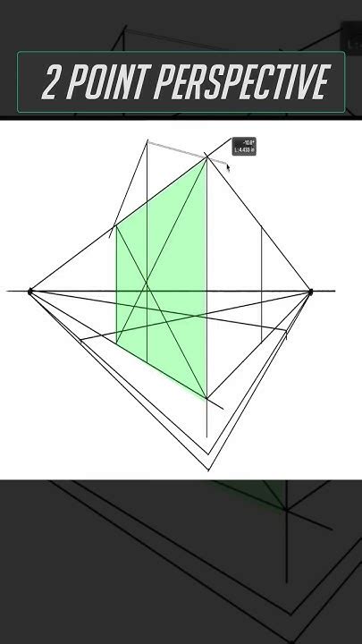 2 Point Perspective In 60 Seconds Shorts Youtube