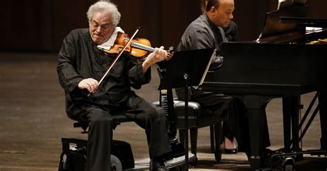 Violinist Itzhak Perlman Arrives Finally For Opening Nights