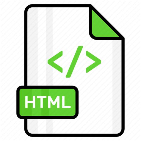 Html File Format Page Document Sheet Paper Icon Download On