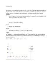 Lab Docx Lab Loops You Will Make A Copy Of This Document For Your Work Submit Your