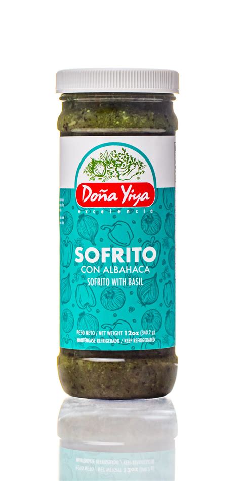 Sofrito Albahaca 12oz Doña Yiya