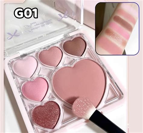 Bảng Phấn Mắt Má 6 Ô Gogo Tales Sweetish Trái Tim 12g 14122027bảng