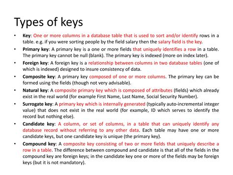 Reviewing Basic Concepts Of Relational Database Ppt
