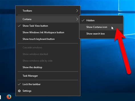 How To Hide The Search Cortana Box And Task View Button On The Windows Taskbar