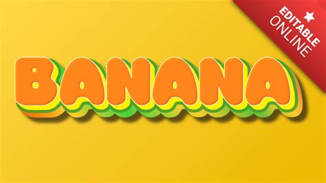 Banana Yellow Text Effect Font Generator Banana Yellow Text Effect Font Generator