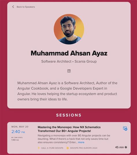 Muhammad Ahsan Ayaz On Linkedin Devdayseurope Cyberwiseconf