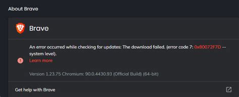 Unable To Update Brave · Issue 16532 · Bravebrave Browser · Github