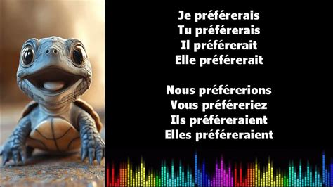 法语学习 ♫ PrÉfÉrer I Conditionnel Présent Youtube