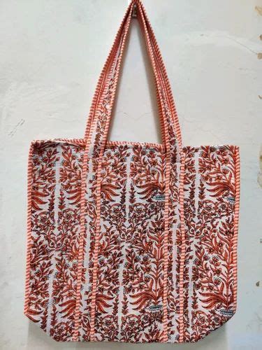 Cotton Quilted Tote Bag Capacity 5 Kg At ₹ 650piece In Jaipur Id
