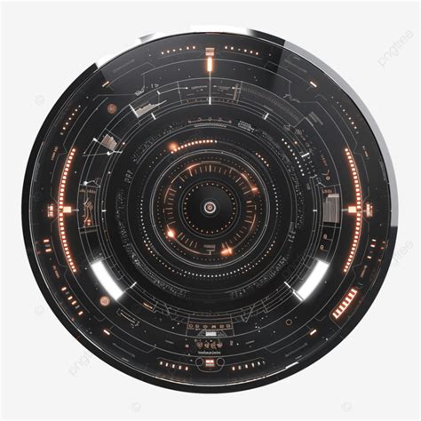 Abstract Futuristic Hud Display Interface Sci Fi Technology Computer
