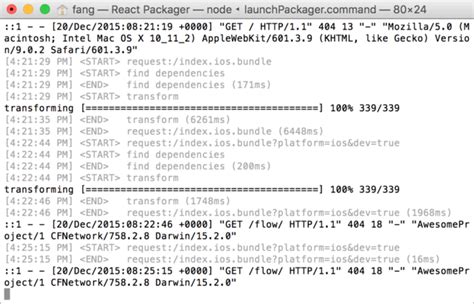 React Native 安装 Fang