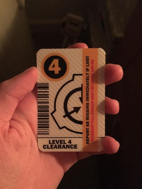 Very Nice SCP Cosplay RP Keycard R SCP