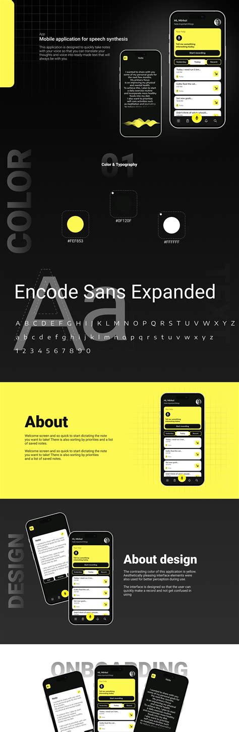 Mobile Application For Speech Synthesis Behance