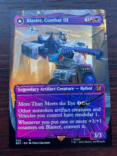 1x Shattered Glass Blaster Combat Dj Transformers Mtg Magic Ebay