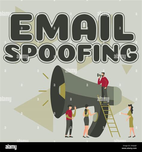 Inspiration Showing Sign Email Spoofing Business Concept Secure The Access And Content Of An