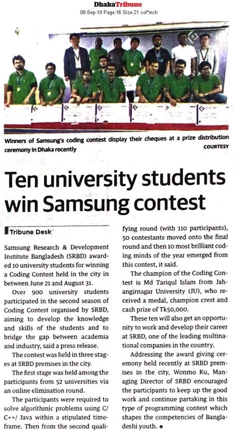 samsung coding contest gathers over 900 participants samsung research