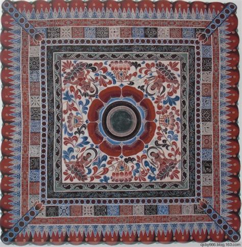 永不凋谢的莲花： 敦煌壁画中的藻井 搜狐大视野 搜狐新闻