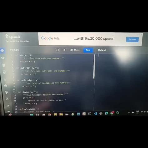 pamula swapna on linkedin task 1 creating a calculator using python