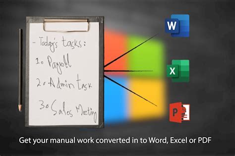 Convert Your Scanned Handwritten Blur Or Office Notes Into Word Pdf Or Excel By Fahadshahani