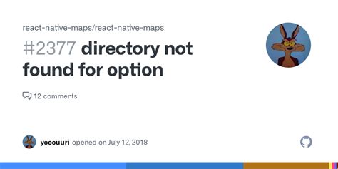 Directory Not Found For Option · Issue 2377 · React Native Mapsreact
